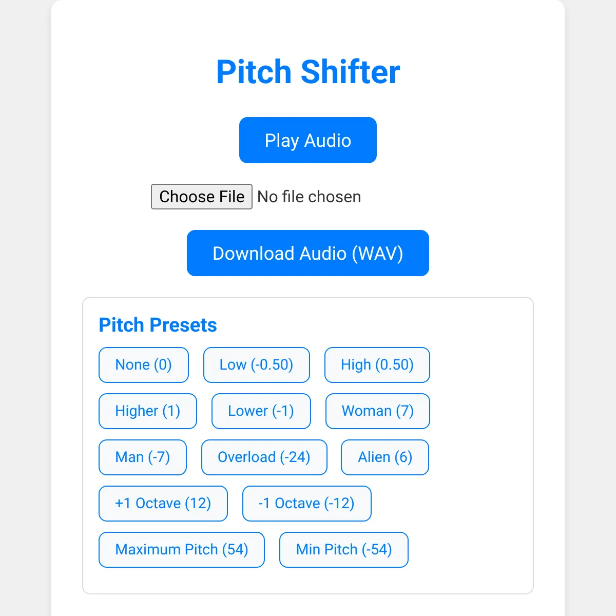 Pitch Shifter 4.0