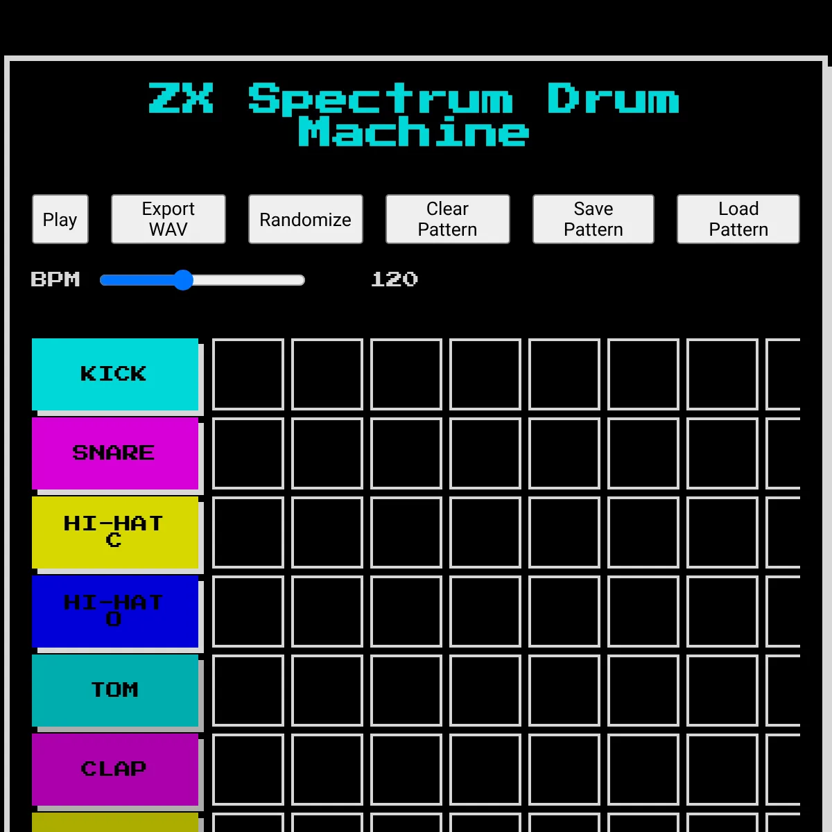 ZX Spectrum Drum Machine