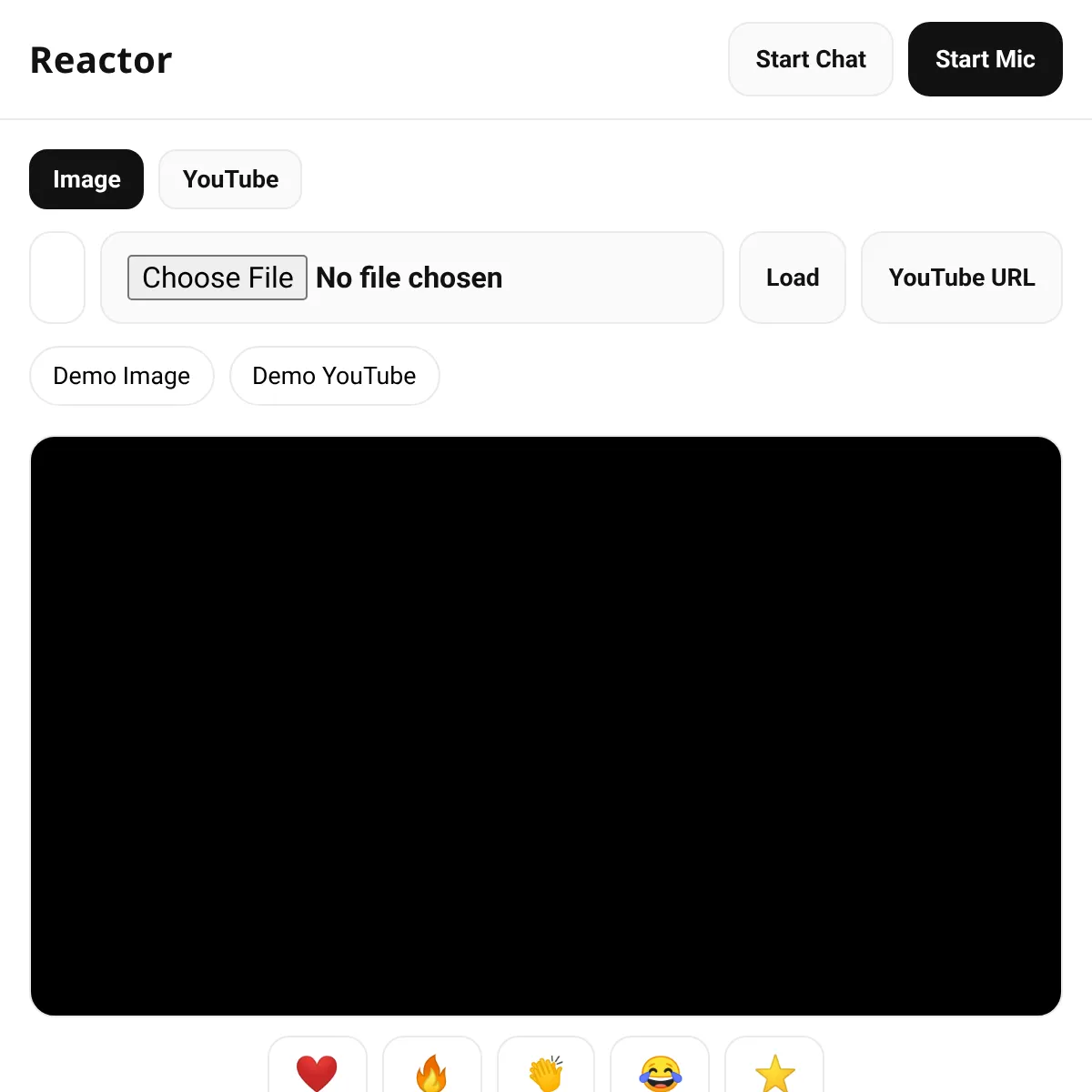 Twitch Image or YouTube URL Reactor