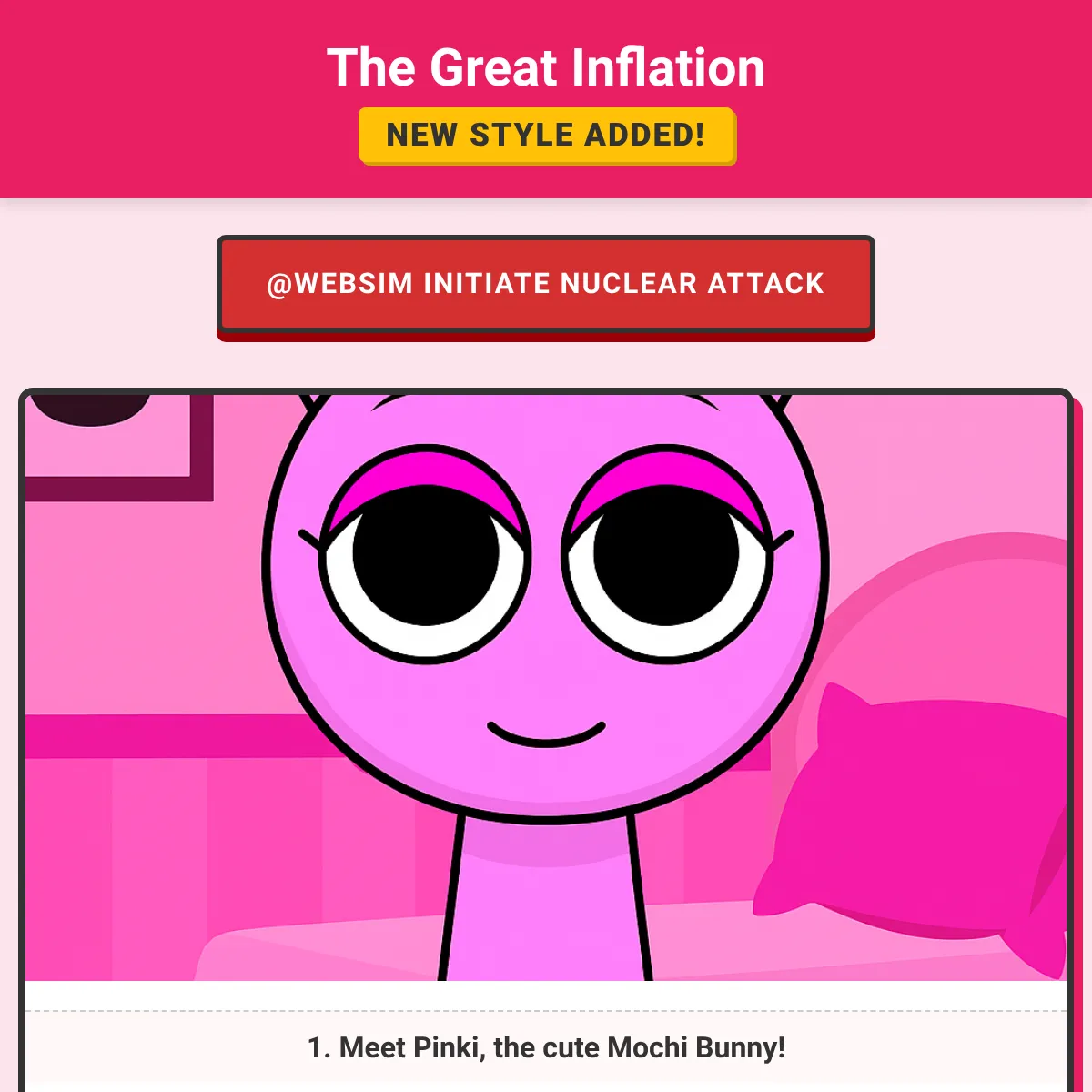 The Inflating Bunny Blob