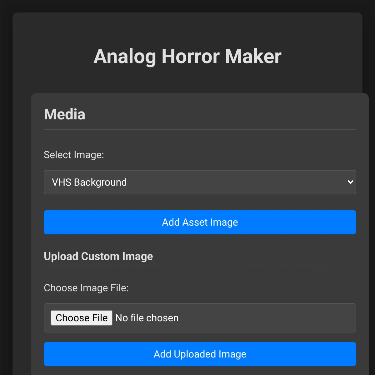VHSGen(analog horror maker :)]