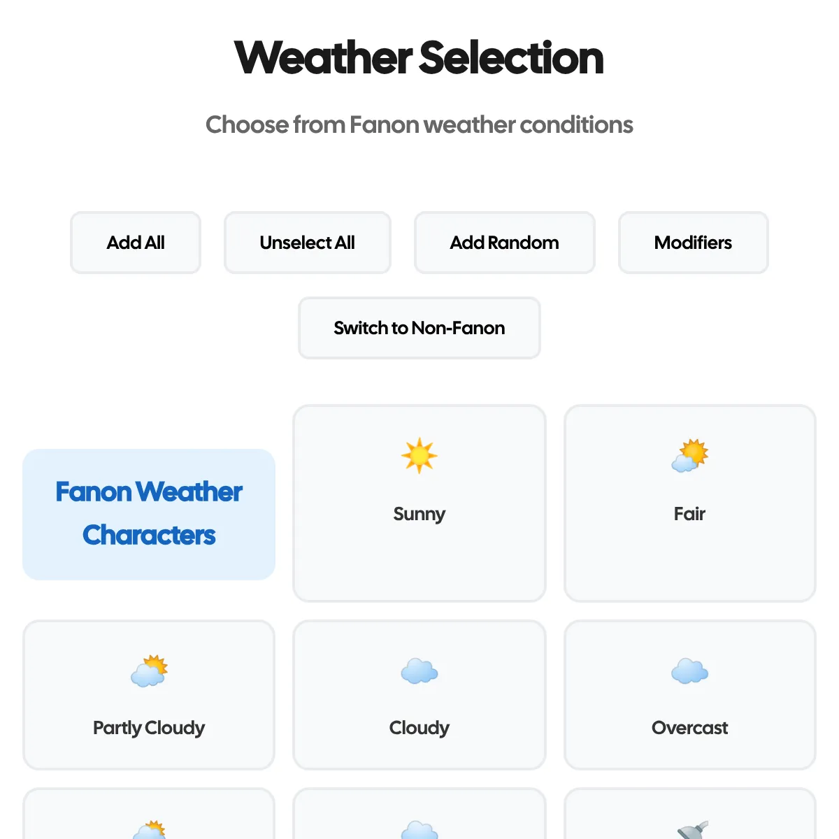 Weather Episode Generator