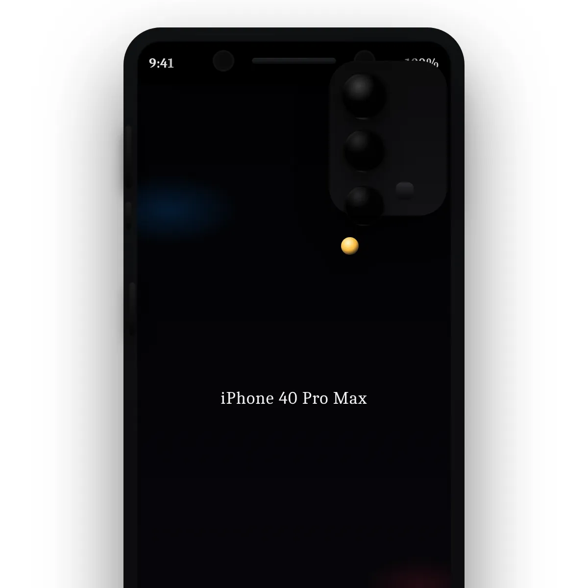 iPhone 40 Pro Max — Mockup