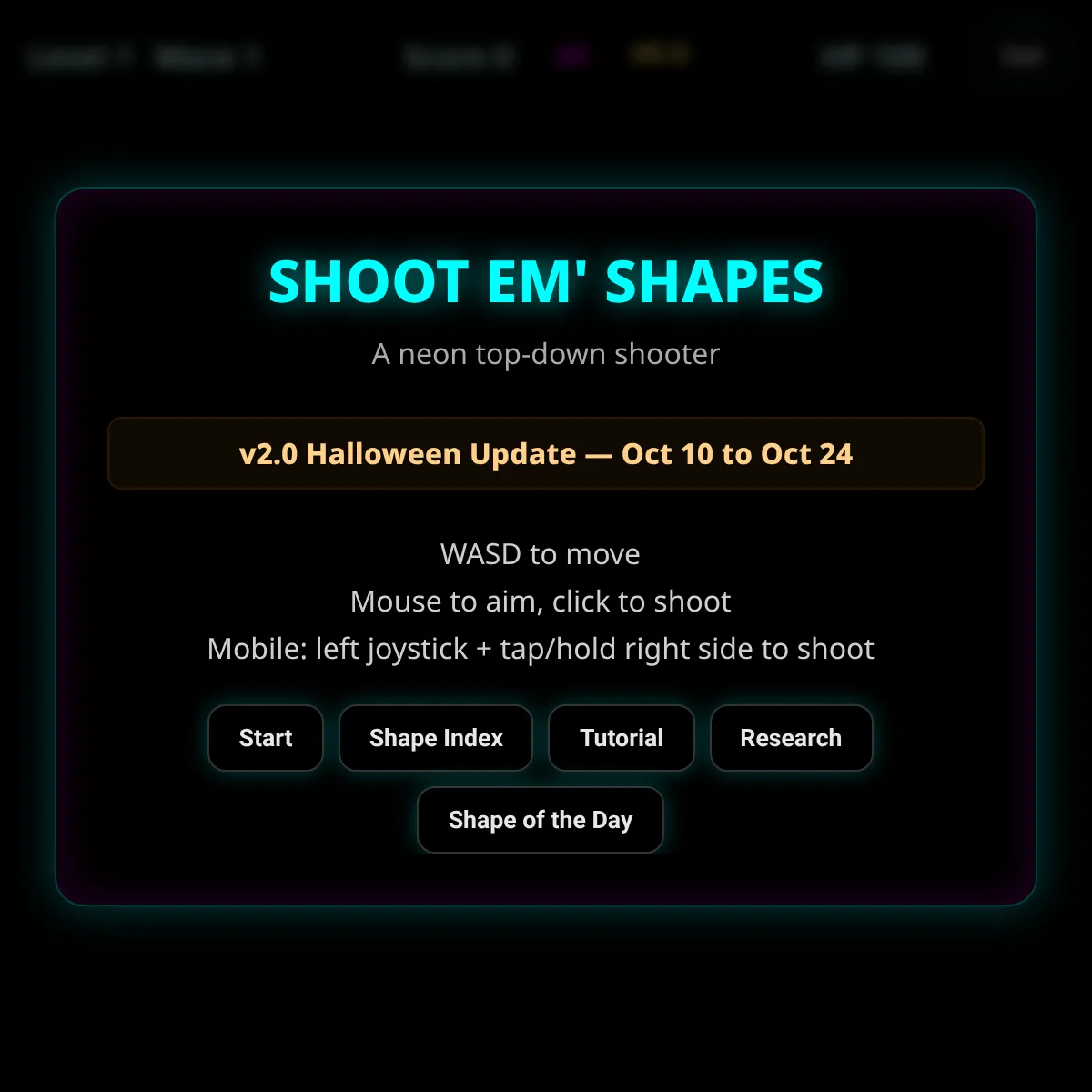 Maria's Shooting Shapes