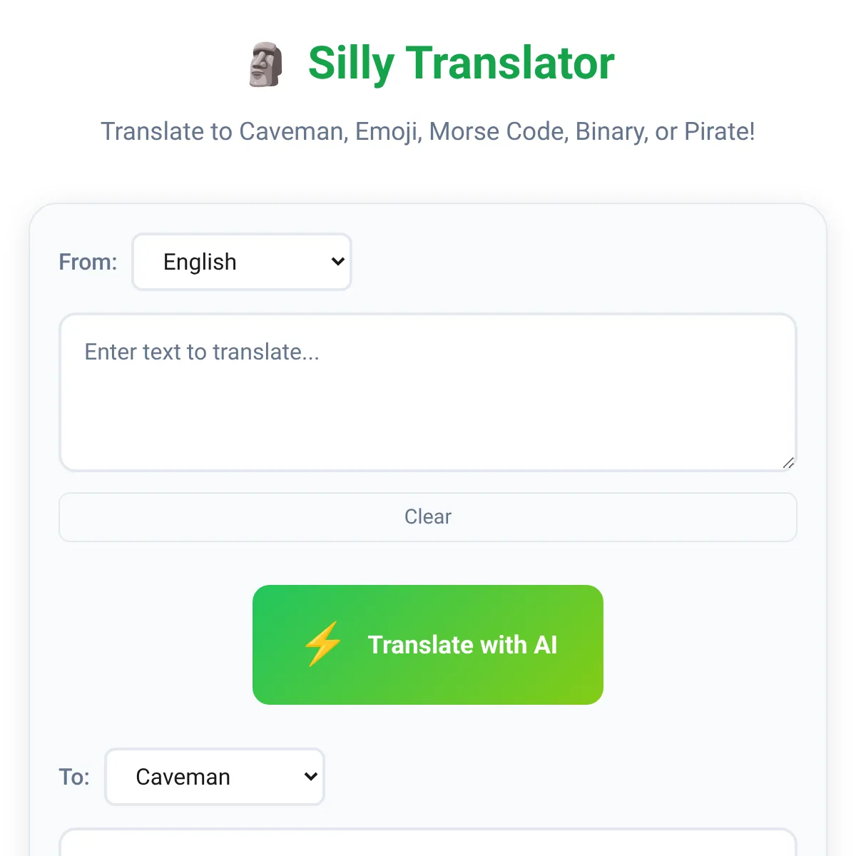 AI Universal Translator
