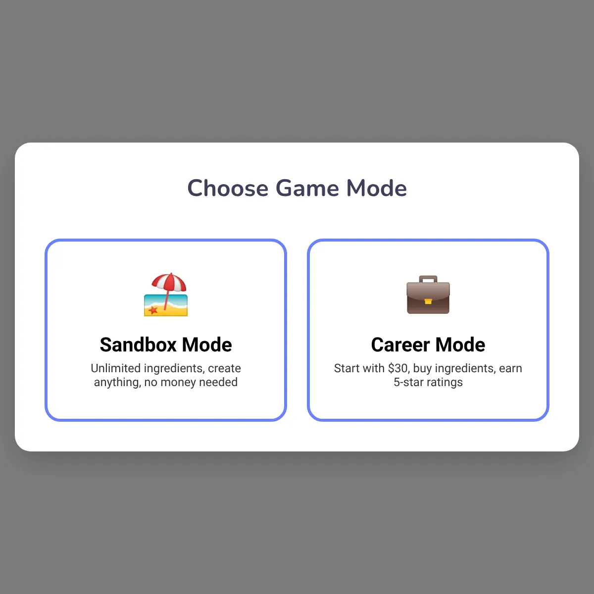 Ai Cooking Sandbox