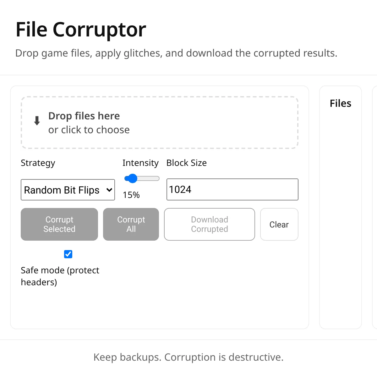 File Corruptor