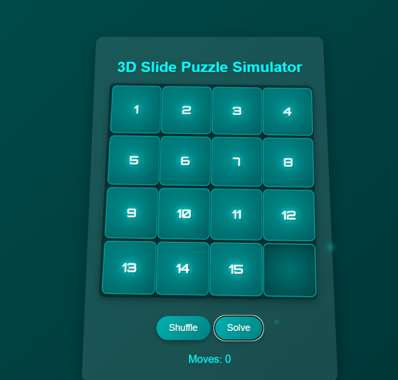Interactive Slide Puzzle Generator