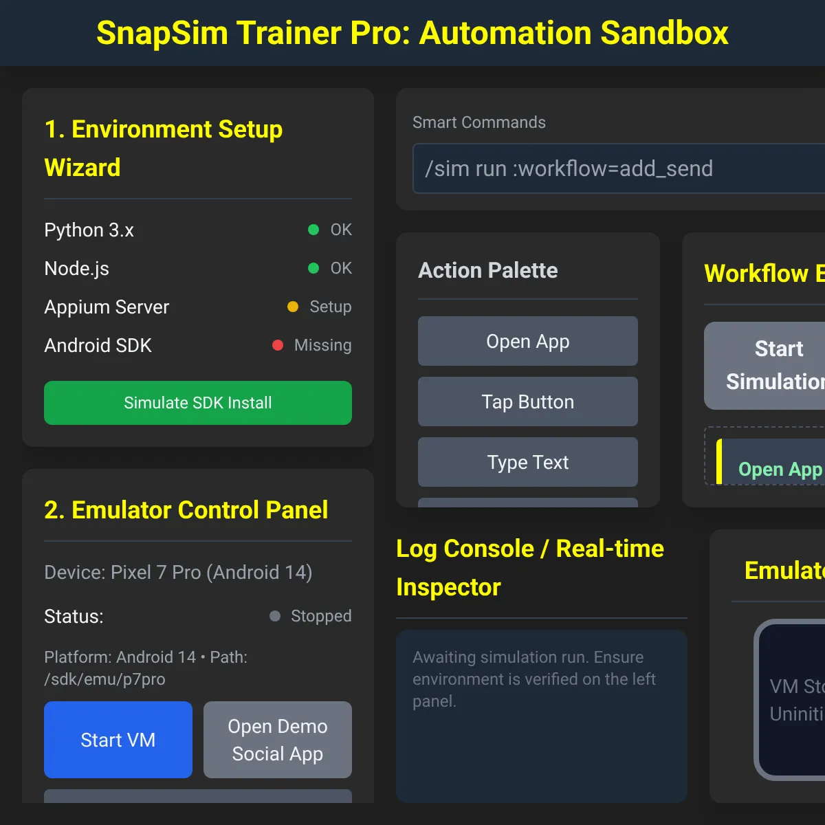 Snap User Adder Simulation