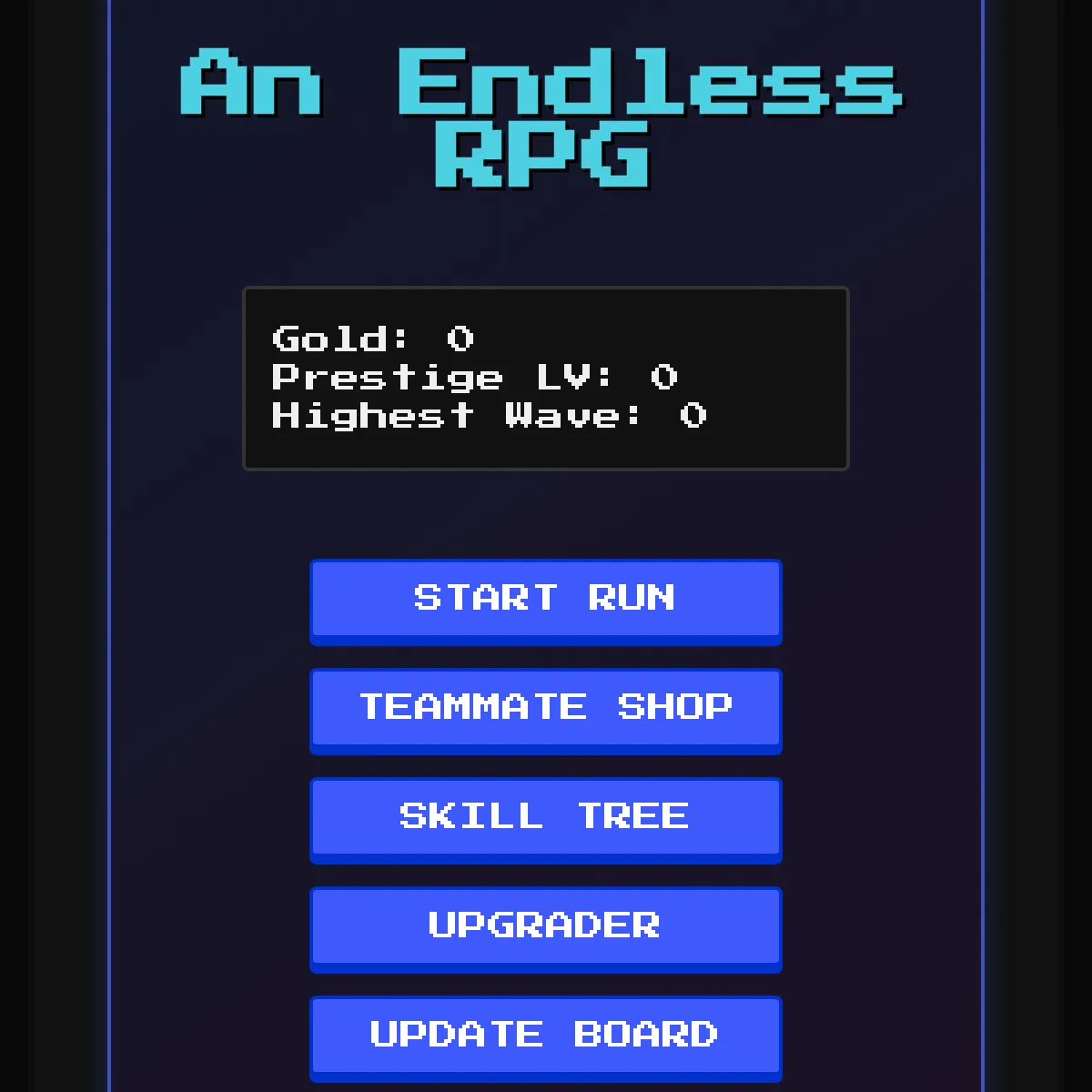 An Endless RPG