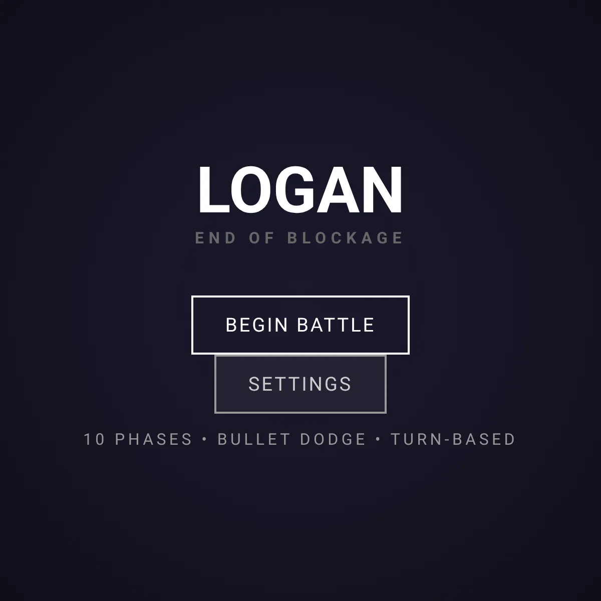 LOGAN: END OF BLOCKAGE