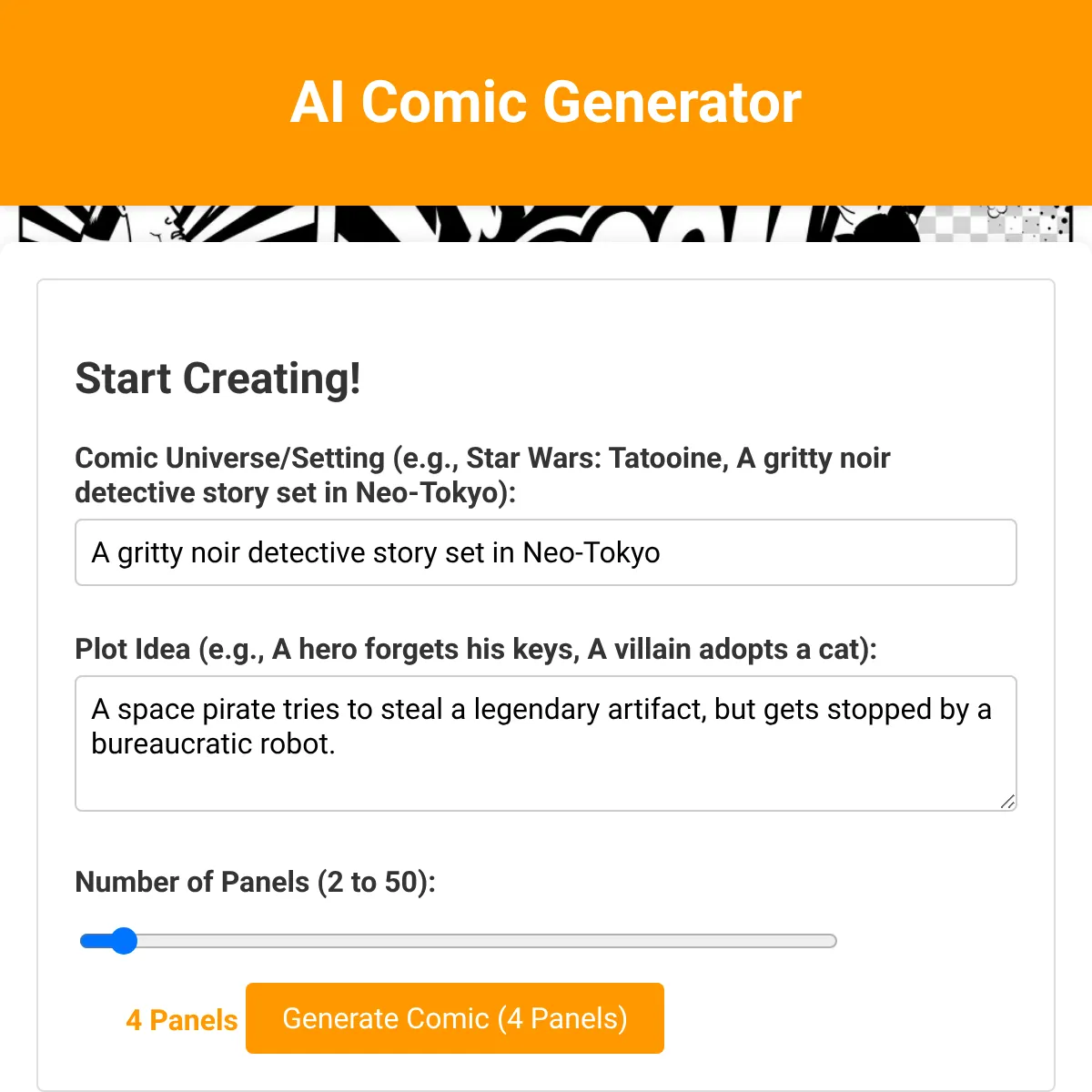 AI Comic Generator