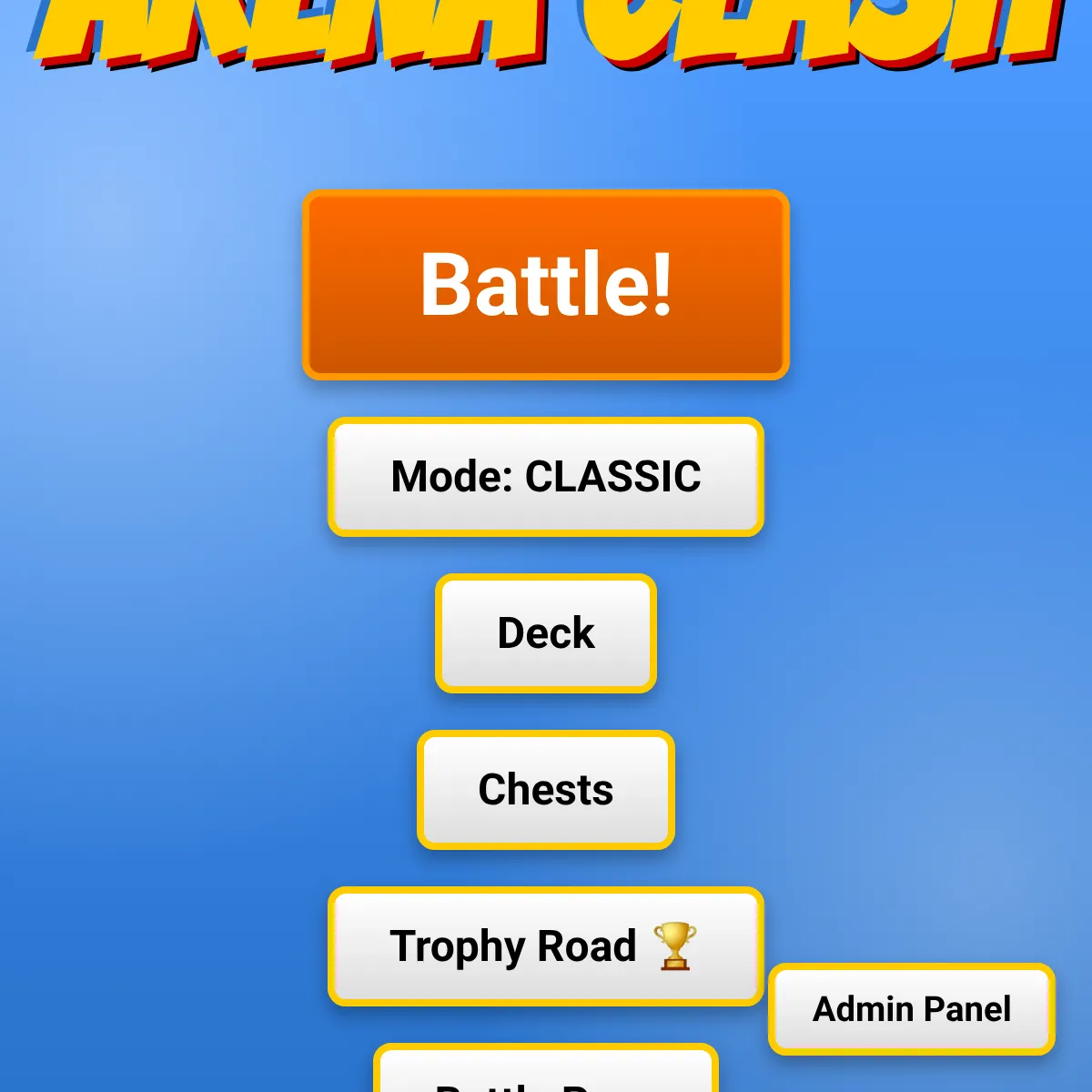Arena Clash (clash royale copy)