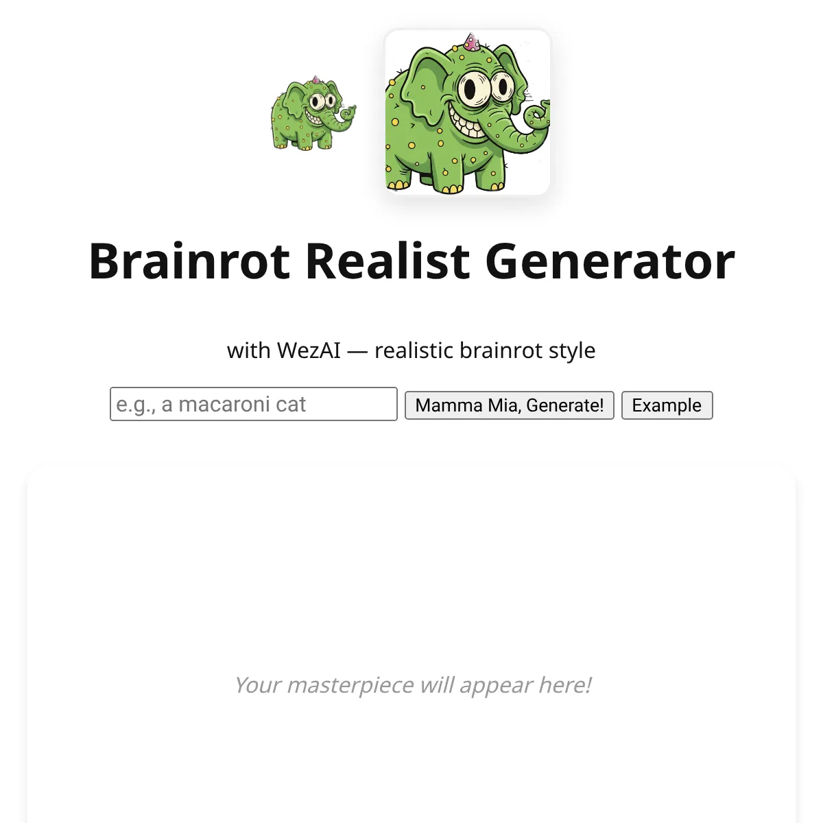 Italian Brainrot Generator