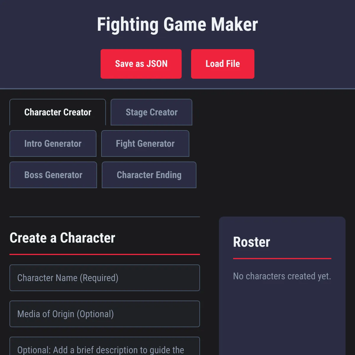 Fighting Game Maker