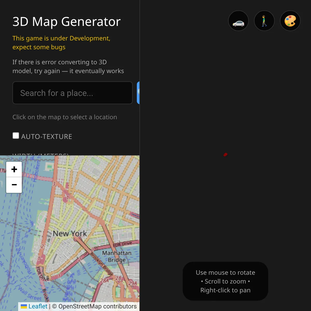 Google Maps → 3D Model