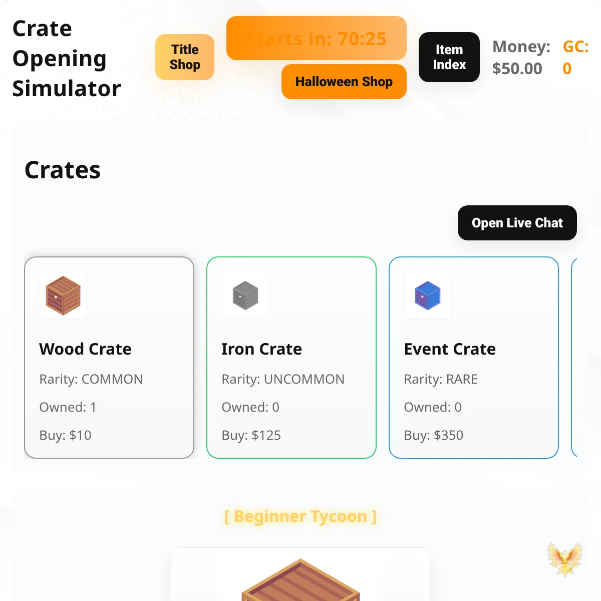 Fun Crate Game (HALLOWEEN🎃)
