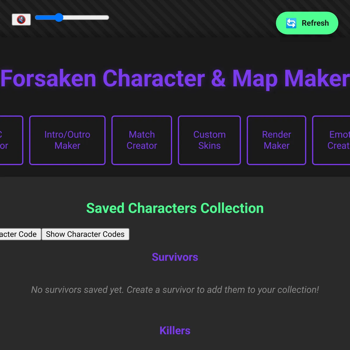 Forsaken Character & Map Maker dx