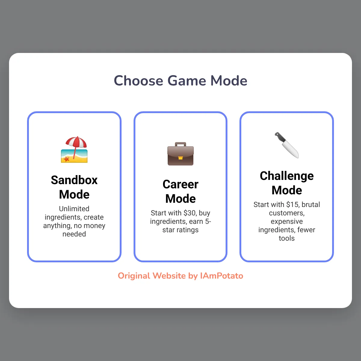 Ai Cooking Sandbox