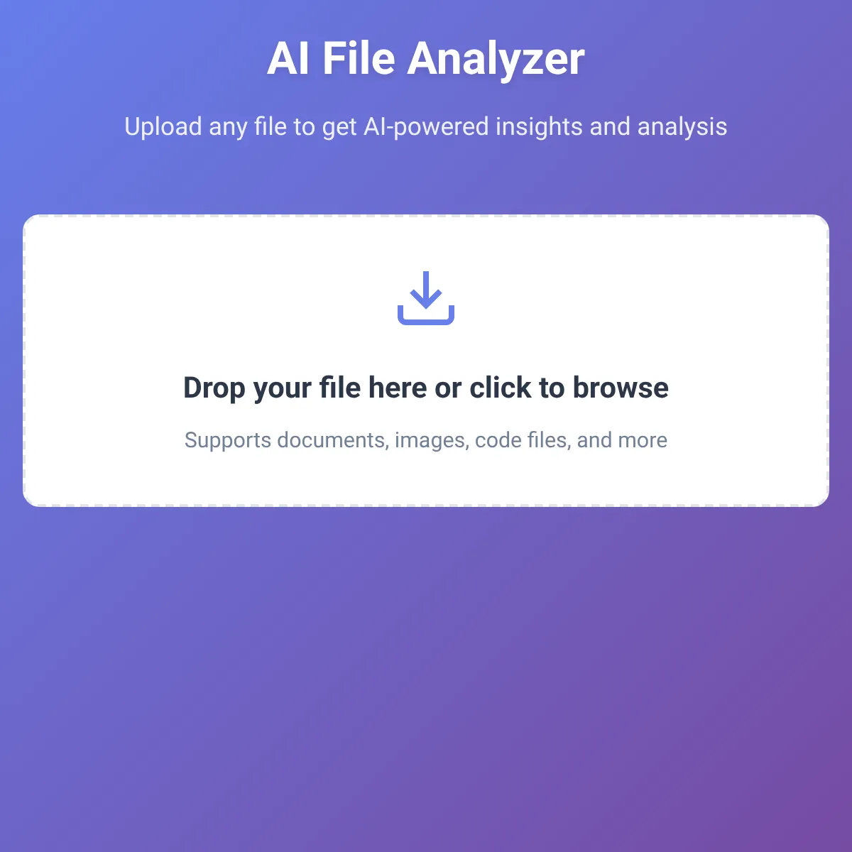 AI File Analyzer