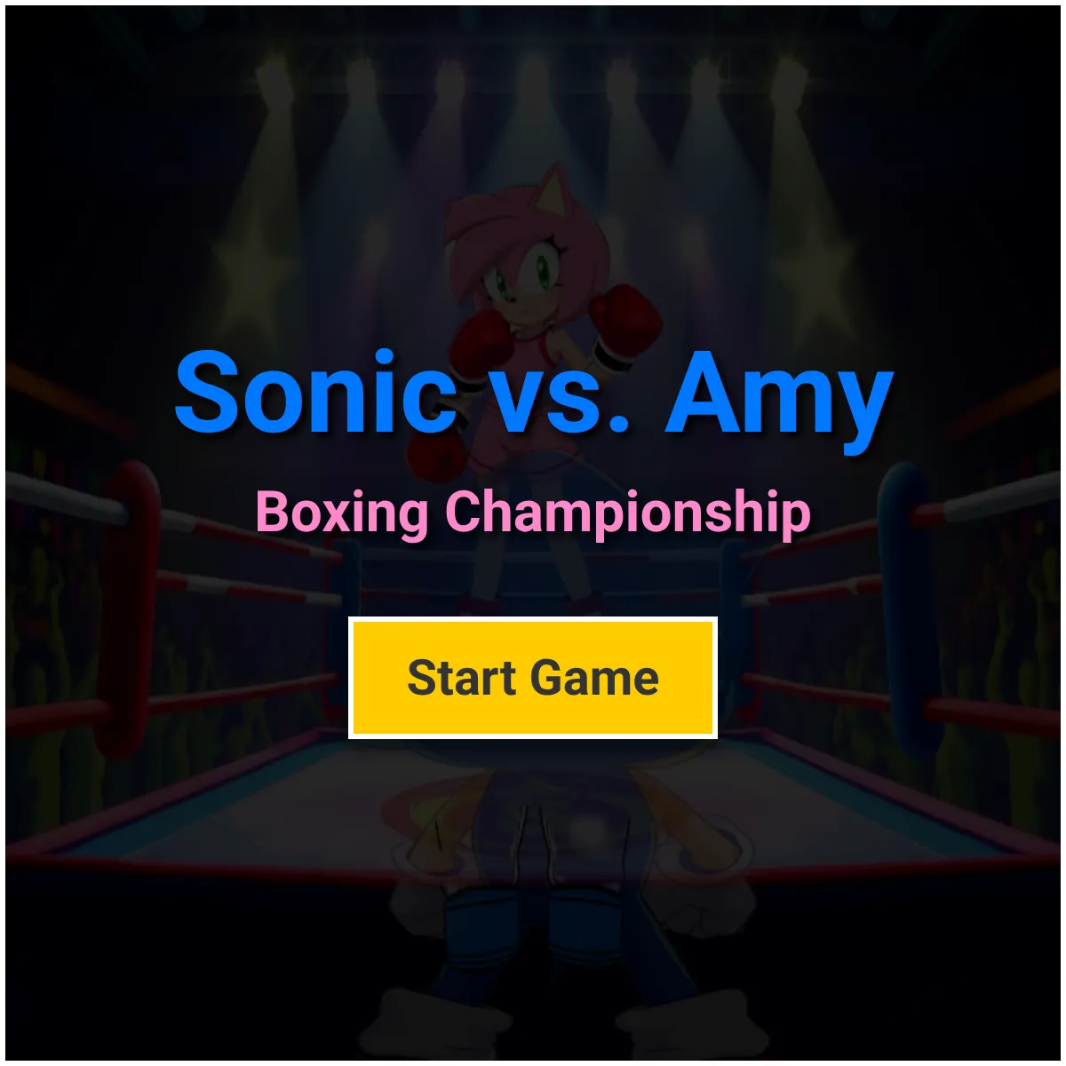Sonic vs. Amy Boxing