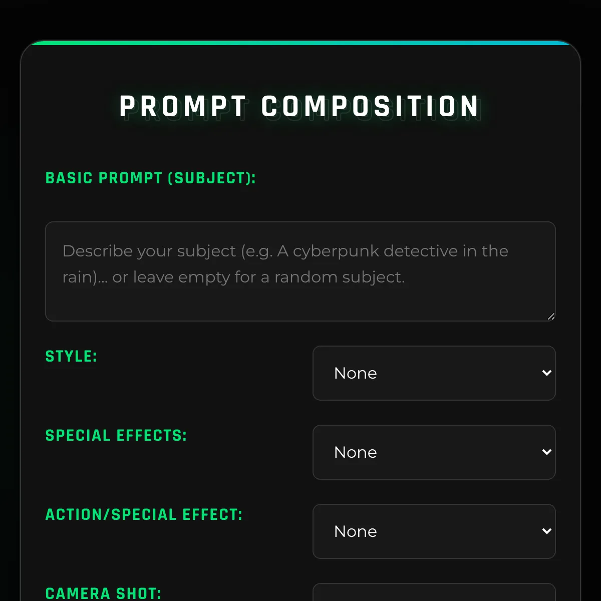 PROMPT COMPOSITION