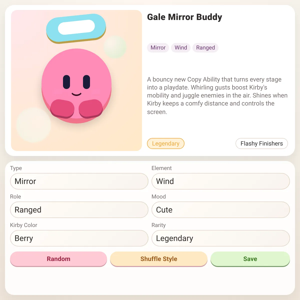 Kirby Copy Ability Creator