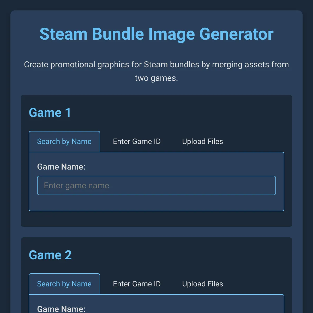Steam Bundle Image Generator