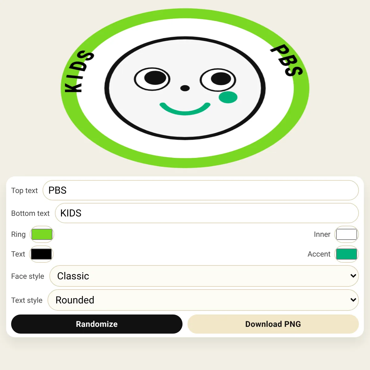 PBS Kids logo generator