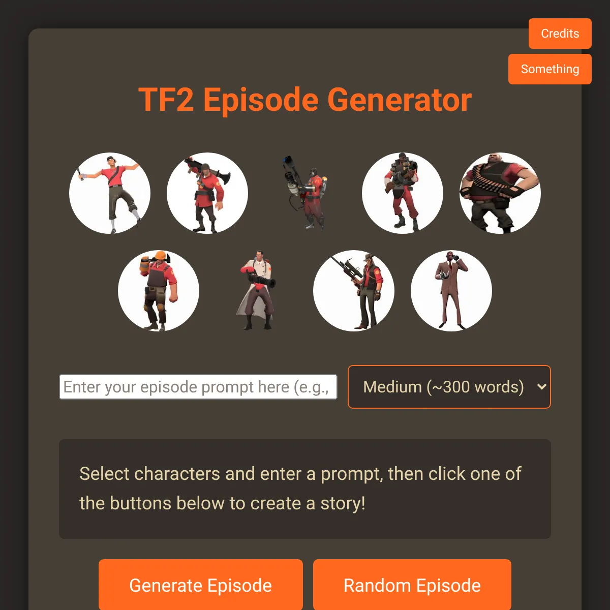 TF2 Episode Generator