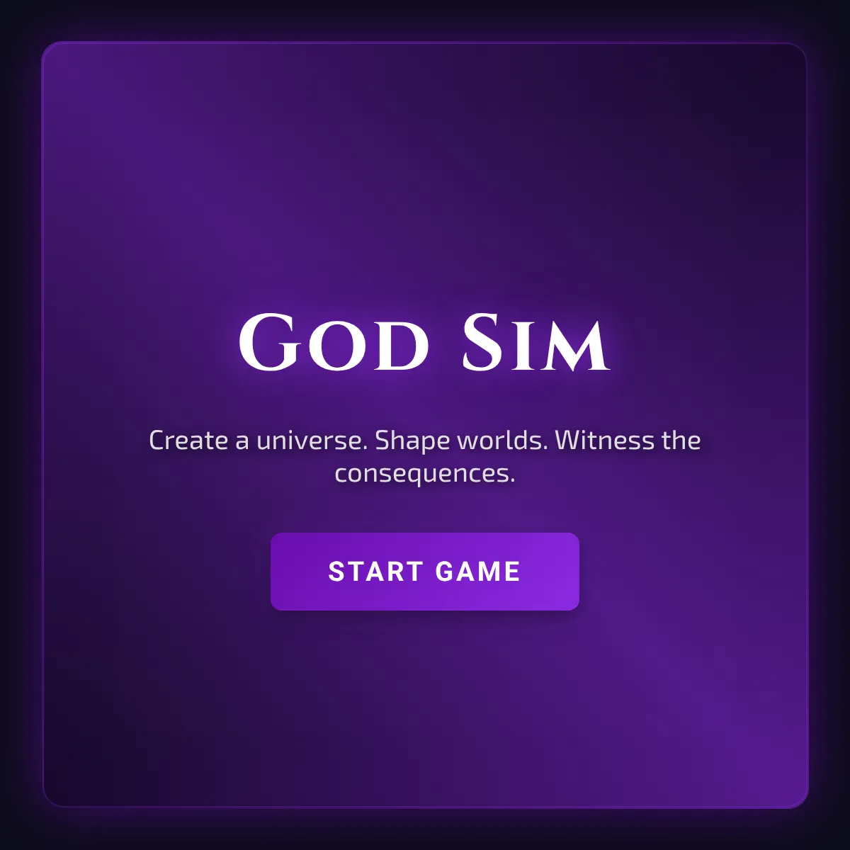 God sim