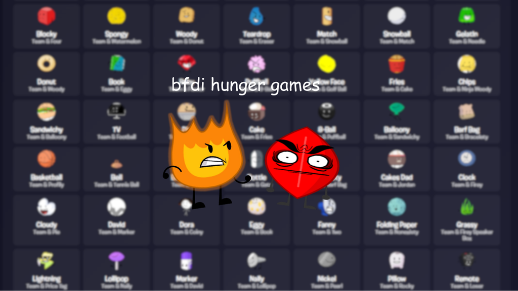BFDI Hunger Games