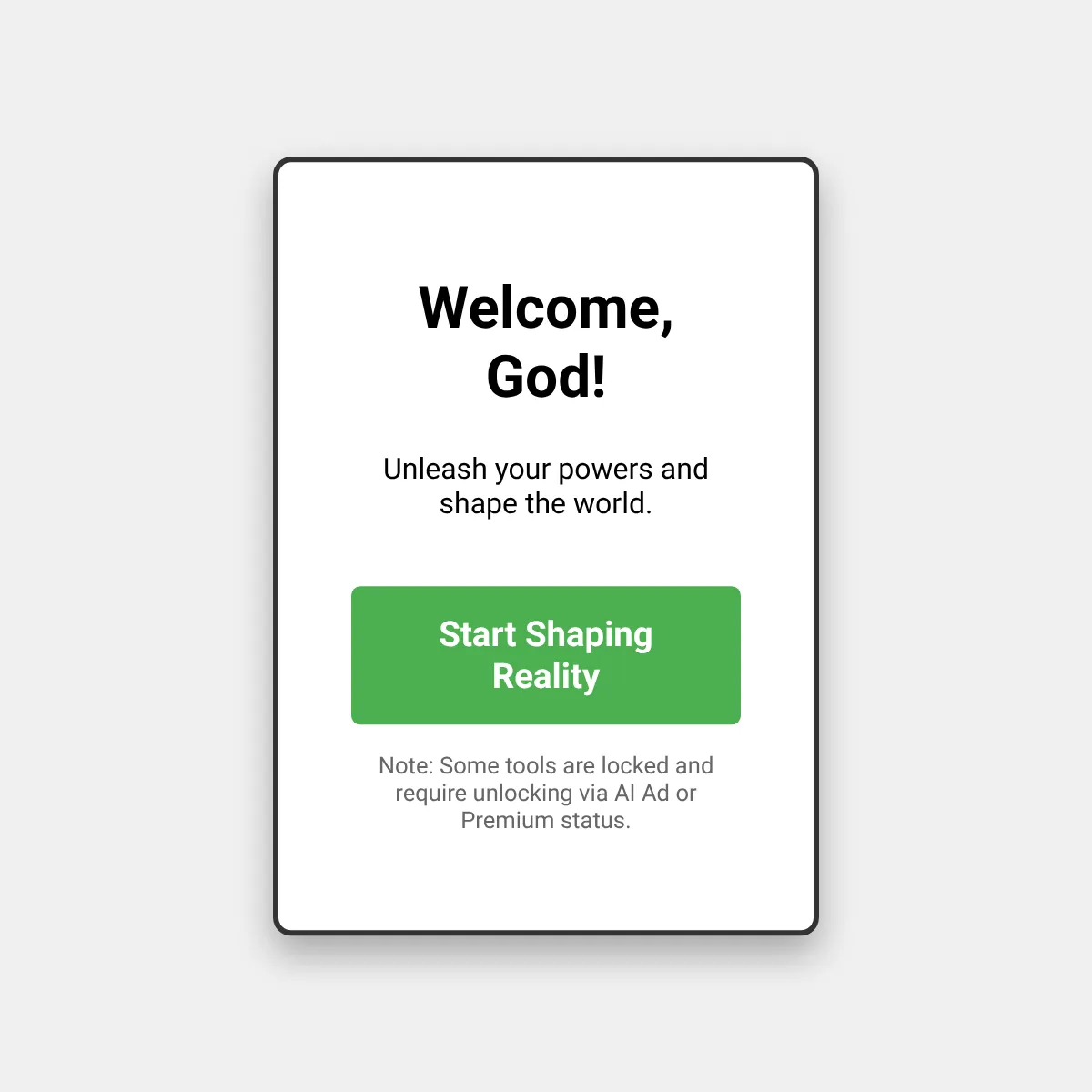 God Sandbox