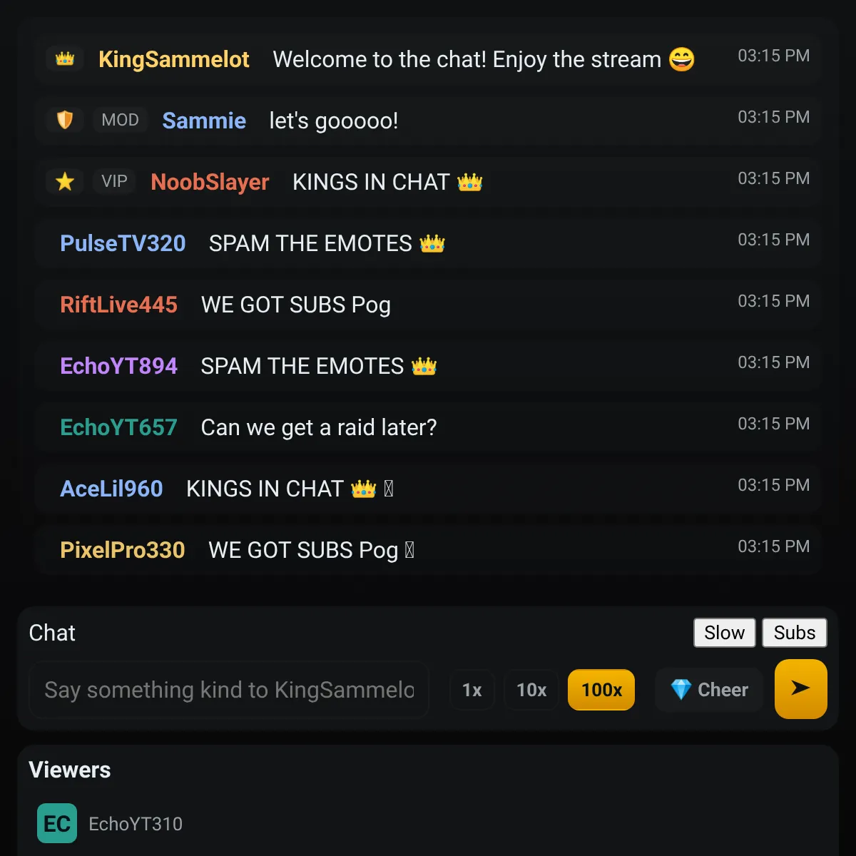 KingSammelot Chat
