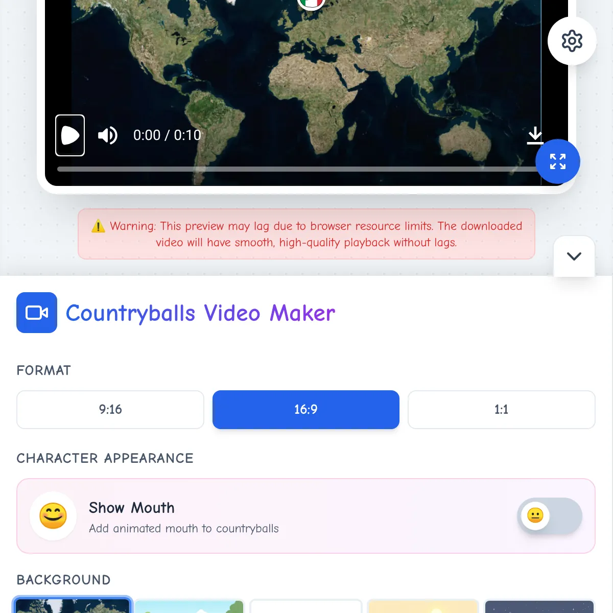 Countryballs Video Maker Revived