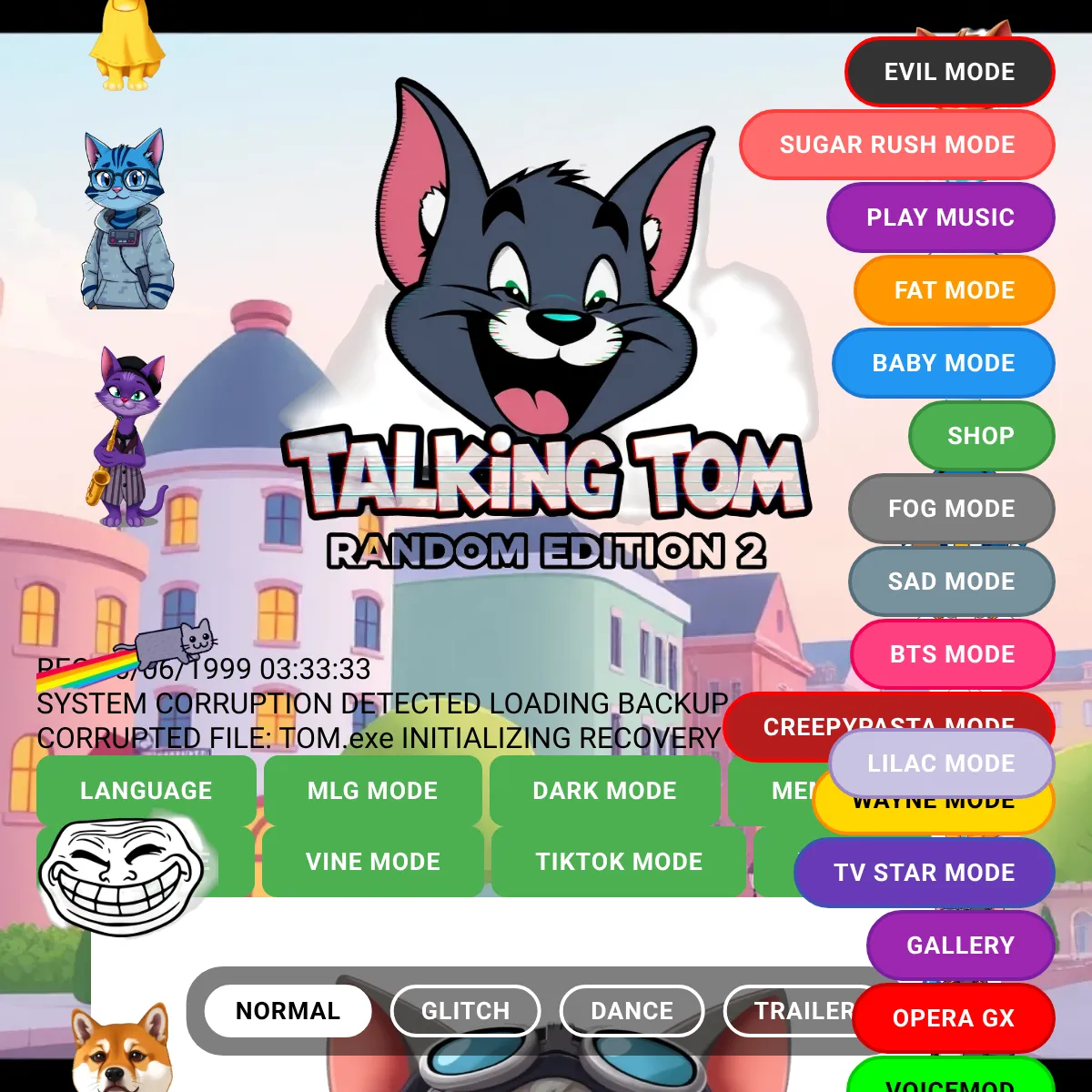 Talking Tom Random Edition 2 (crazy frog collab)