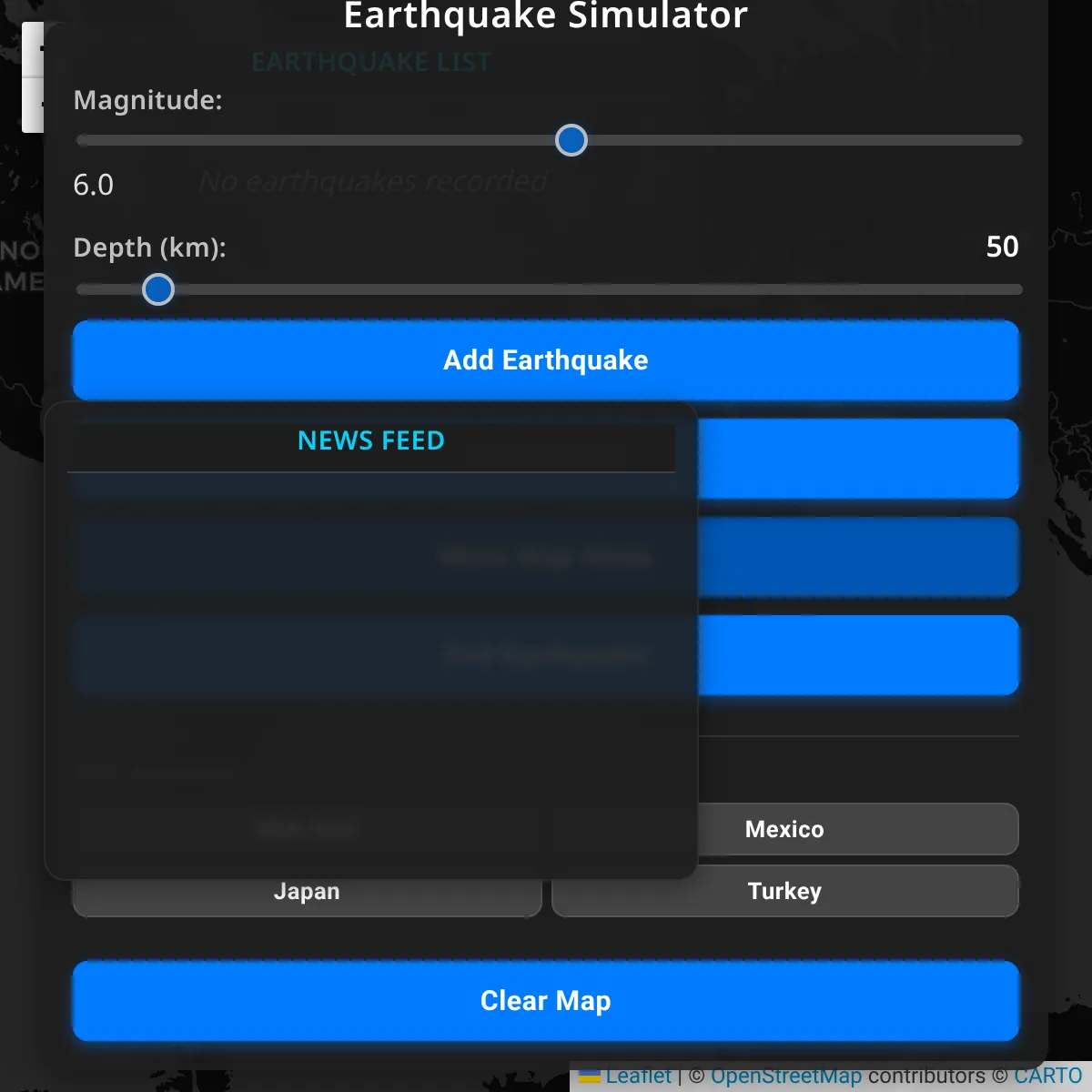 Earthquake Simulator