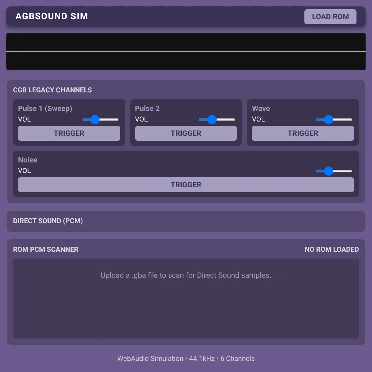 GBA Sound Simulation