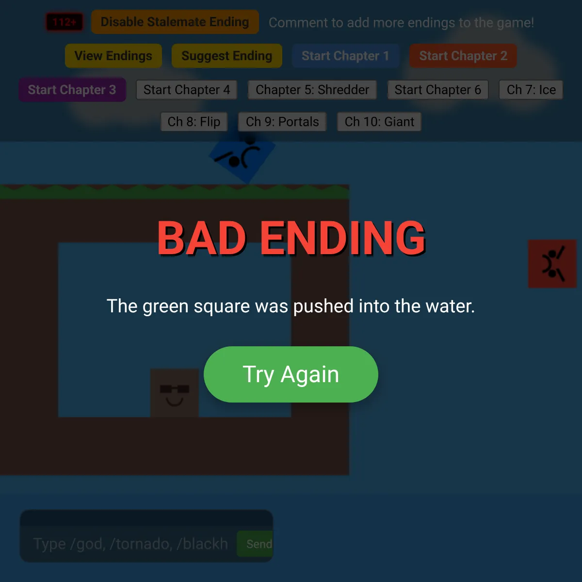 Square Push Game