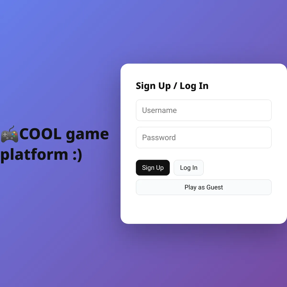 COOL game platform :)