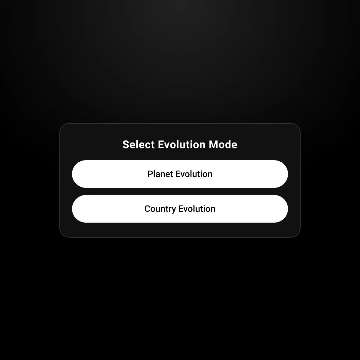 Planet And Country Evolution Simulator