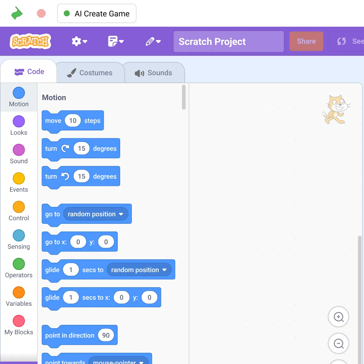 Scratch 3.0 GUI
