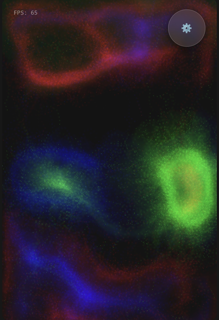 Physarum RPS Simulation