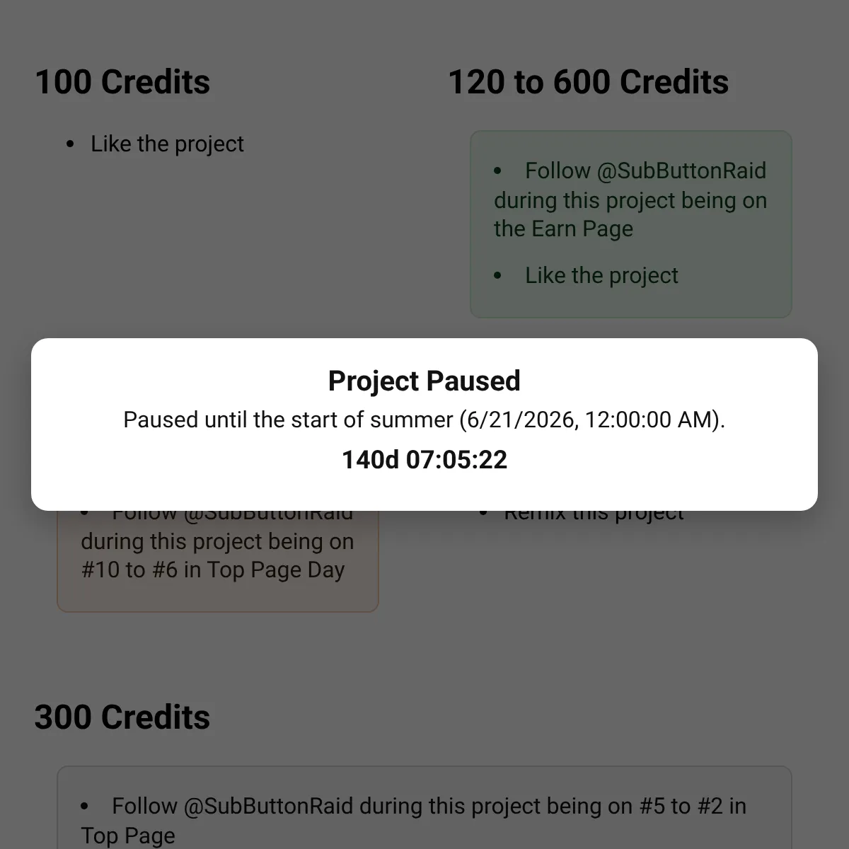 Earn Real Credits!