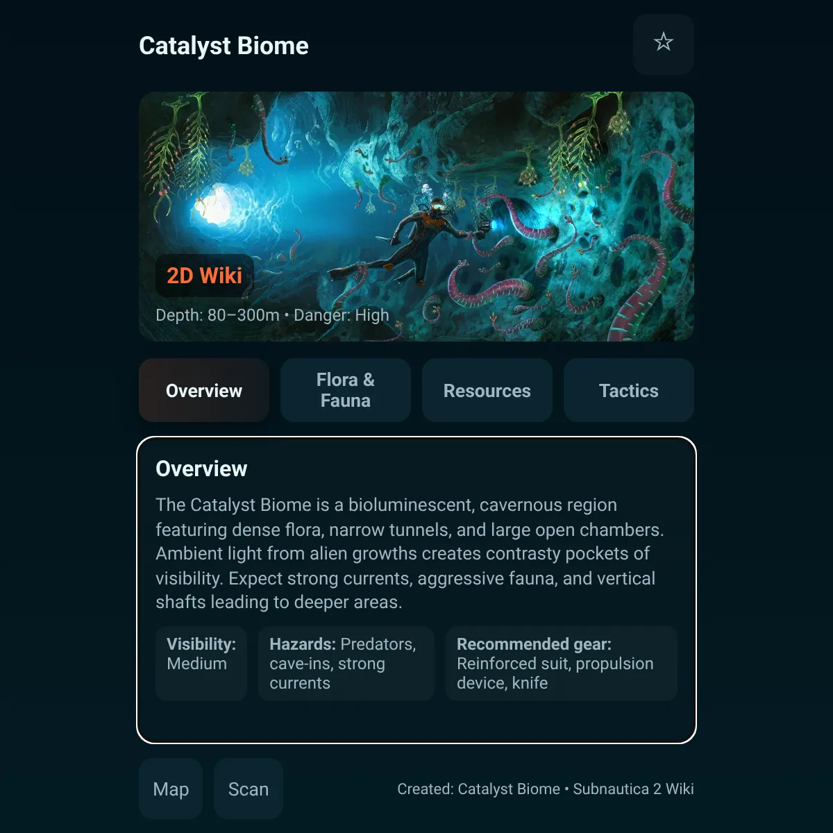 Subnautica 2 — Catalyst Biome (2D Wiki)