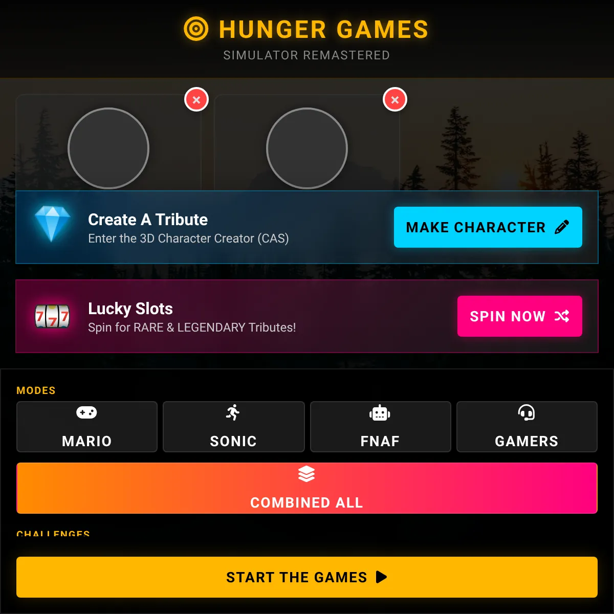 hunger games simulator