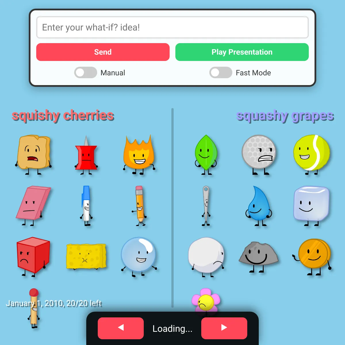 BFDI What-If? Maker!