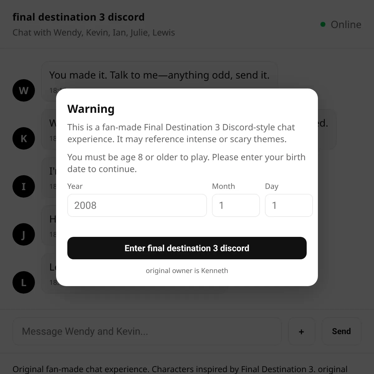 final destination 3 discord