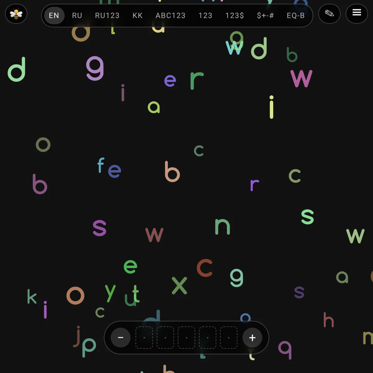 Falling Letters ULTIMATE