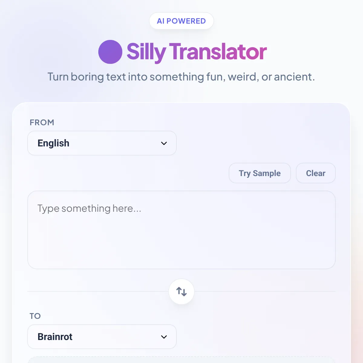 Silly Translator